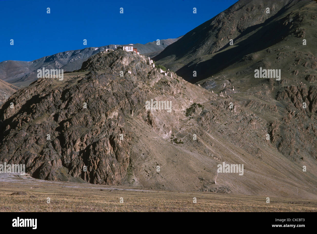Zangla Castle Zanskar Valley Ladakh India Stock Photo - Alamy