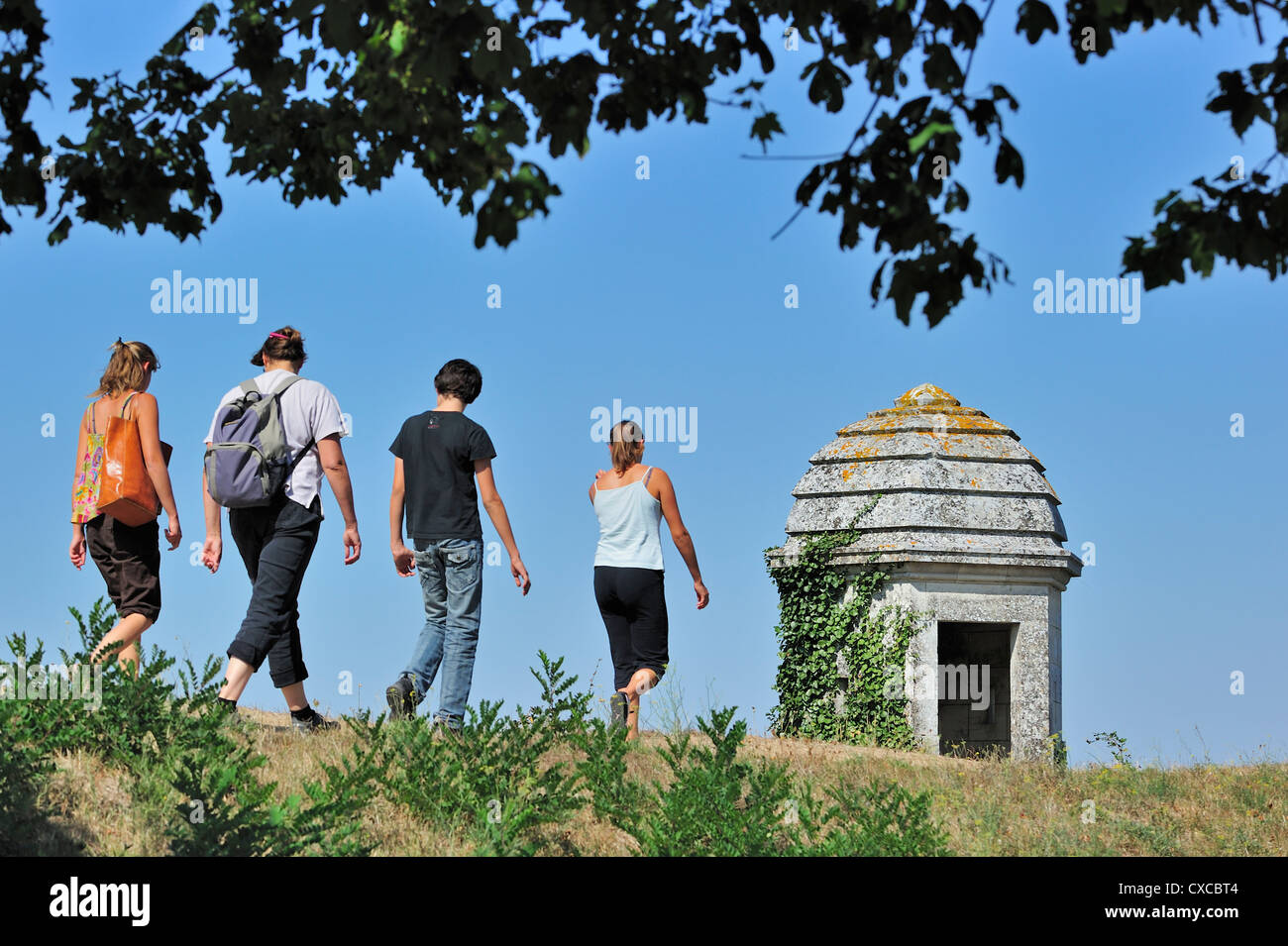 Turret tourists walking on hi-res stock photography and images - Alamy