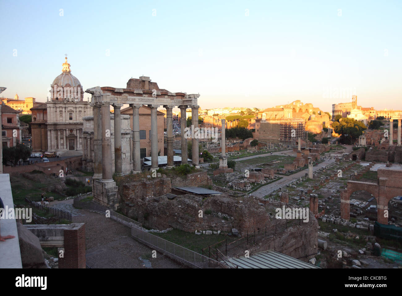 Rome, Capitol hill, Roman Forum, Forum Romanum Stock Photo - Alamy