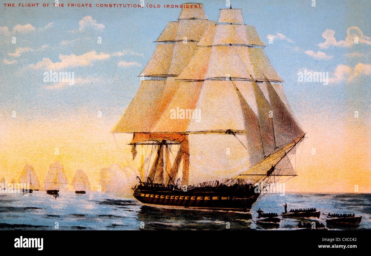 Uss constitution 1812 hi-res stock photography and images - Alamy