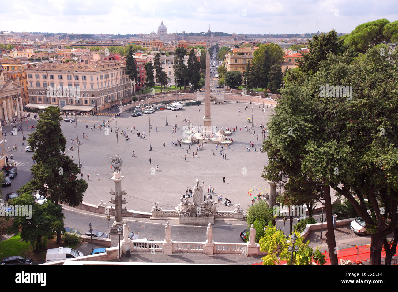 Rome the piazza del popolo hi-res stock photography and images - Alamy