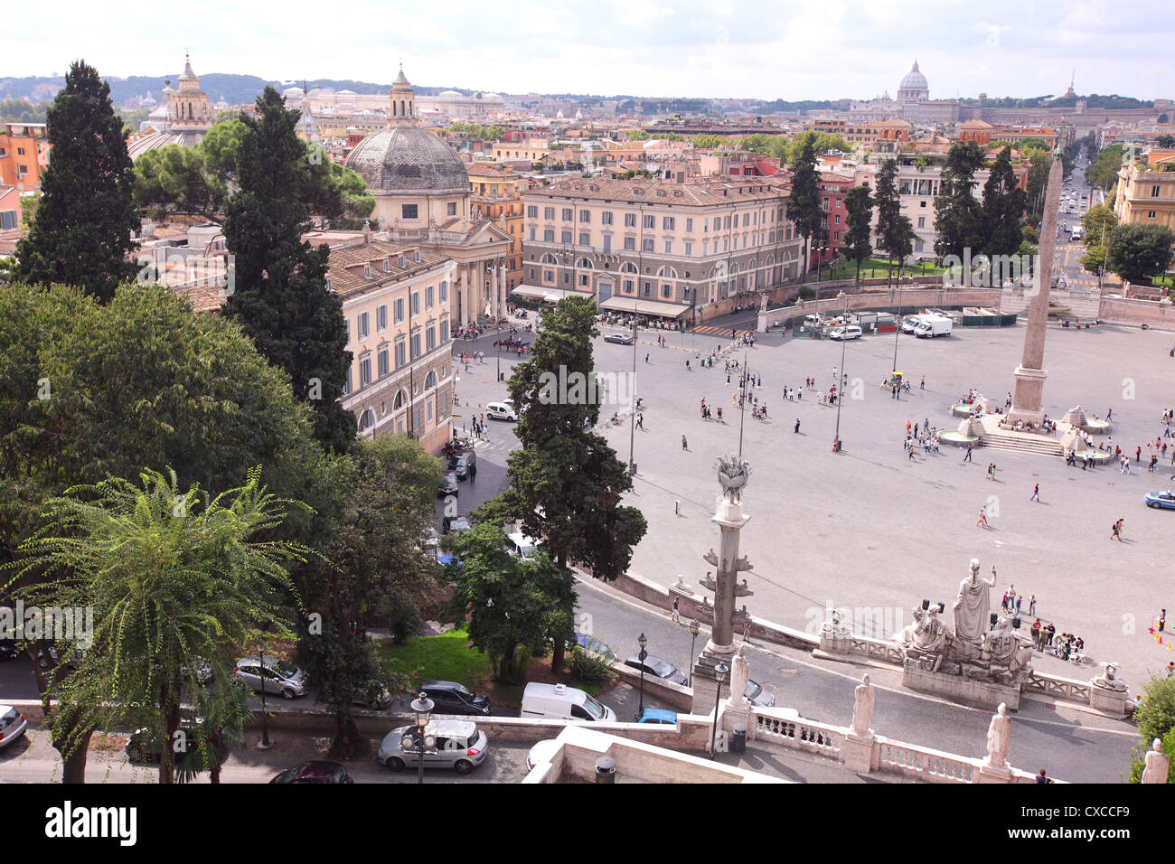 Rome the piazza del popolo hi-res stock photography and images - Alamy