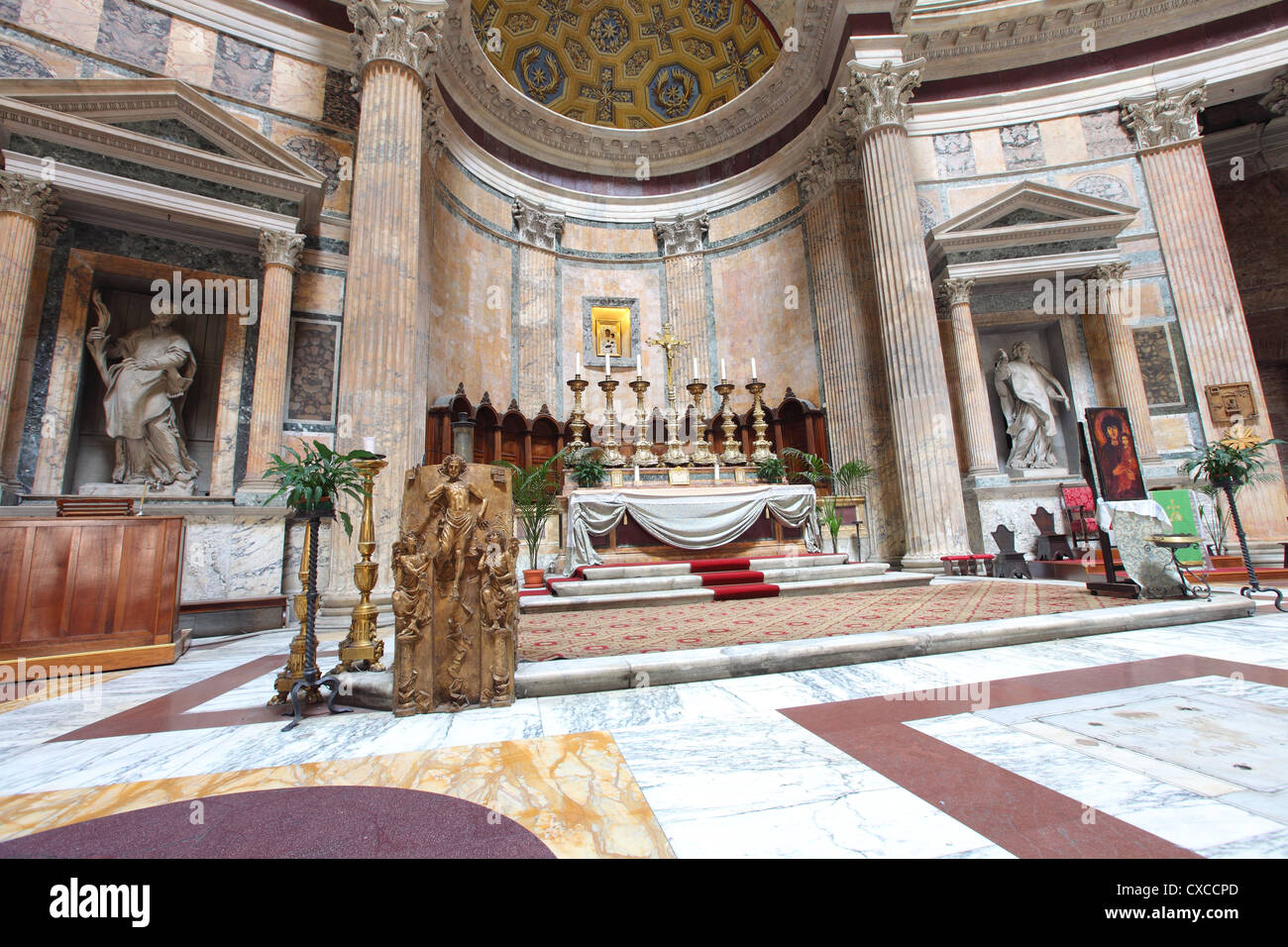 Rome pantheon dome hi-res stock photography and images - Alamy