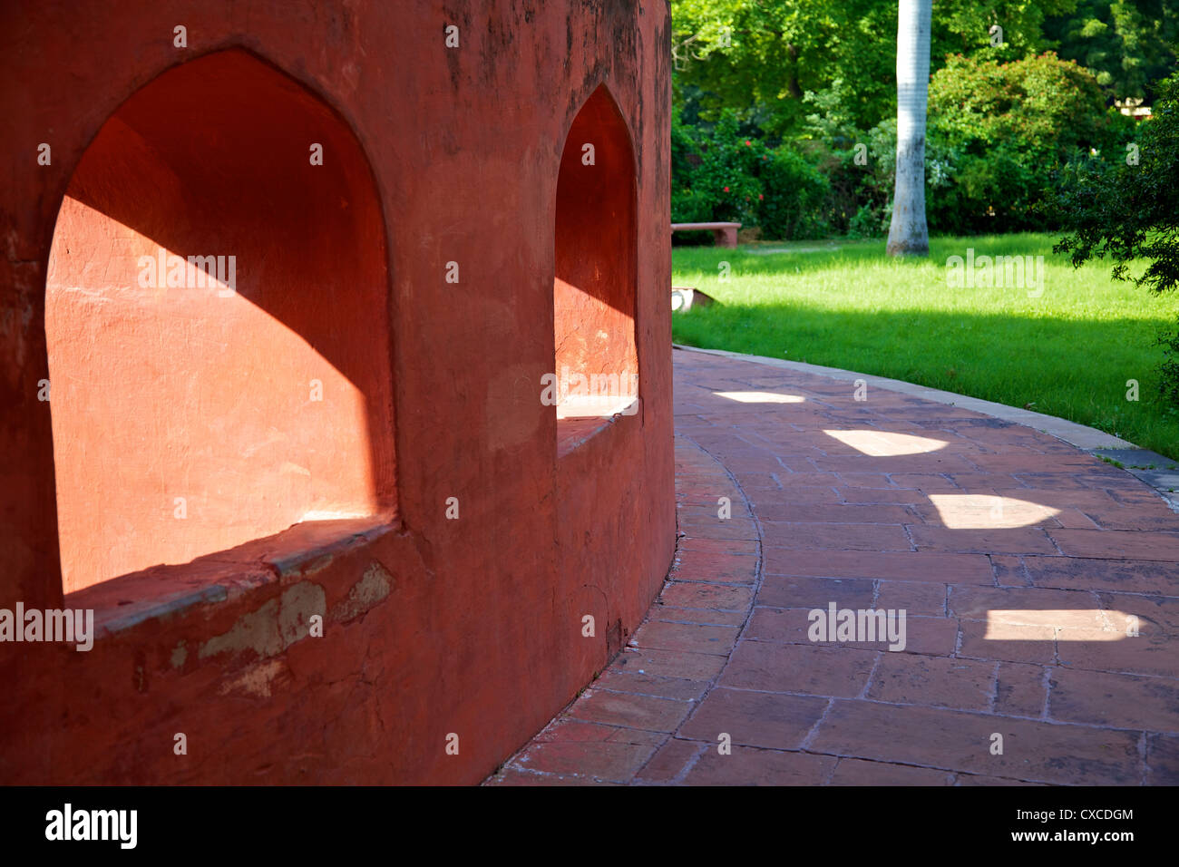 Ram Yantra at the Jantar Mantar observatory in Delhi, India Stock Photo ...