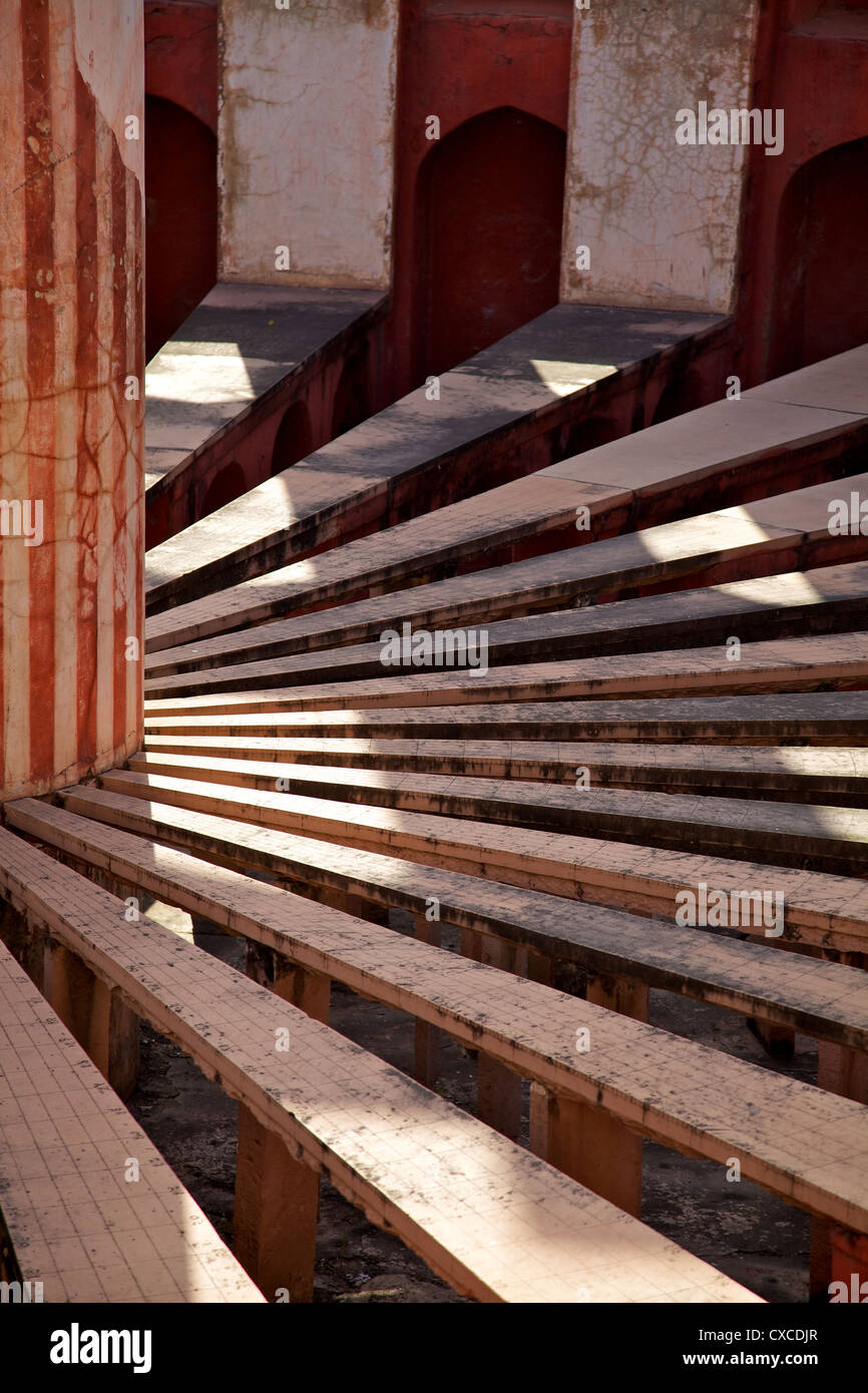 Ram Yantra at the Jantar Mantar observatory in Delhi, India Stock Photo ...