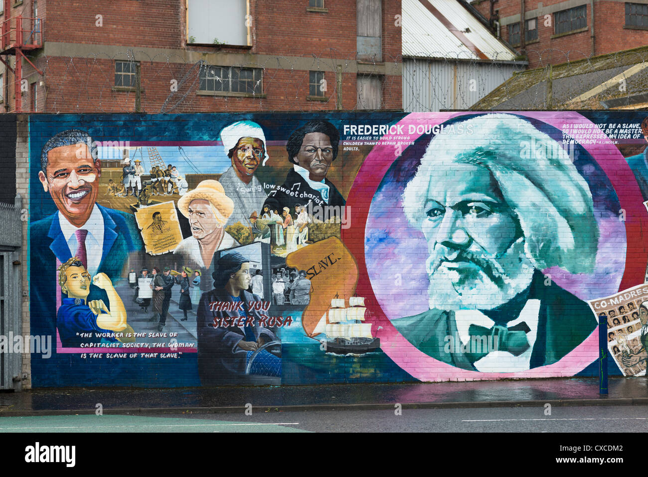 Belfast mural republican mural hi-res stock photography and images - Alamy