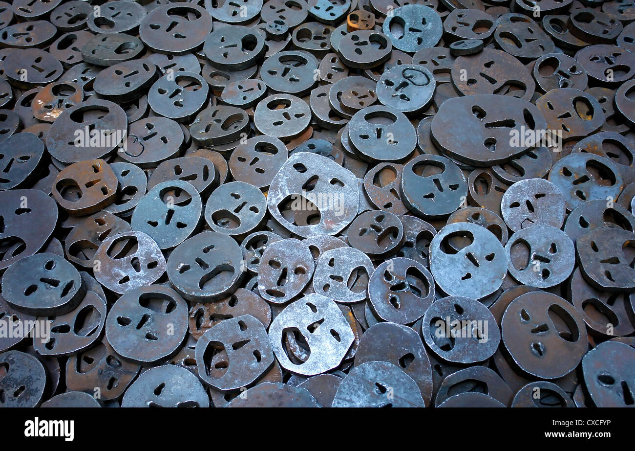 Jewish museum interior detail, Shalechet (Fallen Leaves) section of the ...