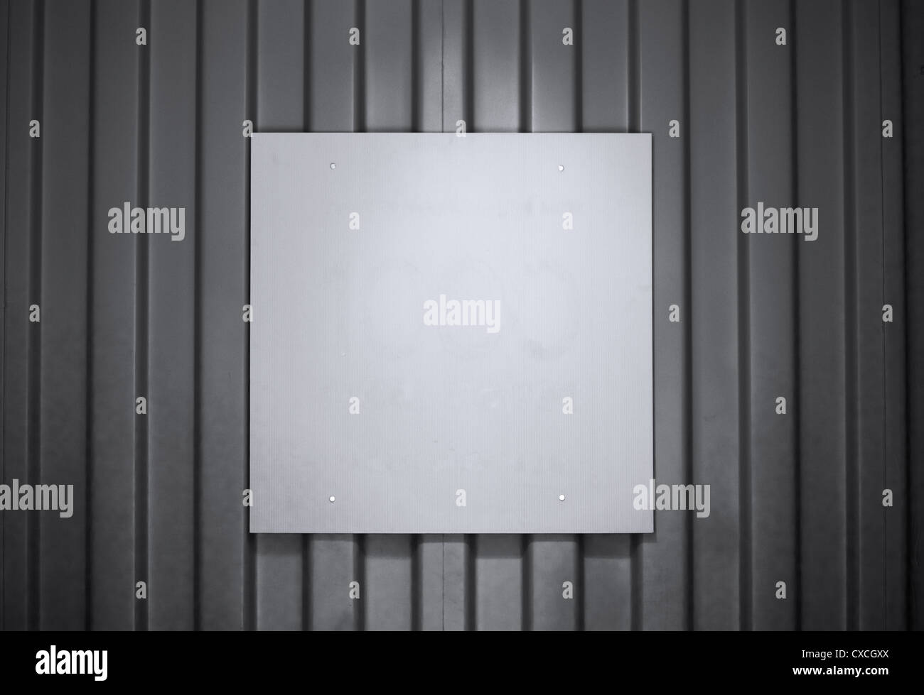 Picture Frame with steel wall Stock Photo - Alamy