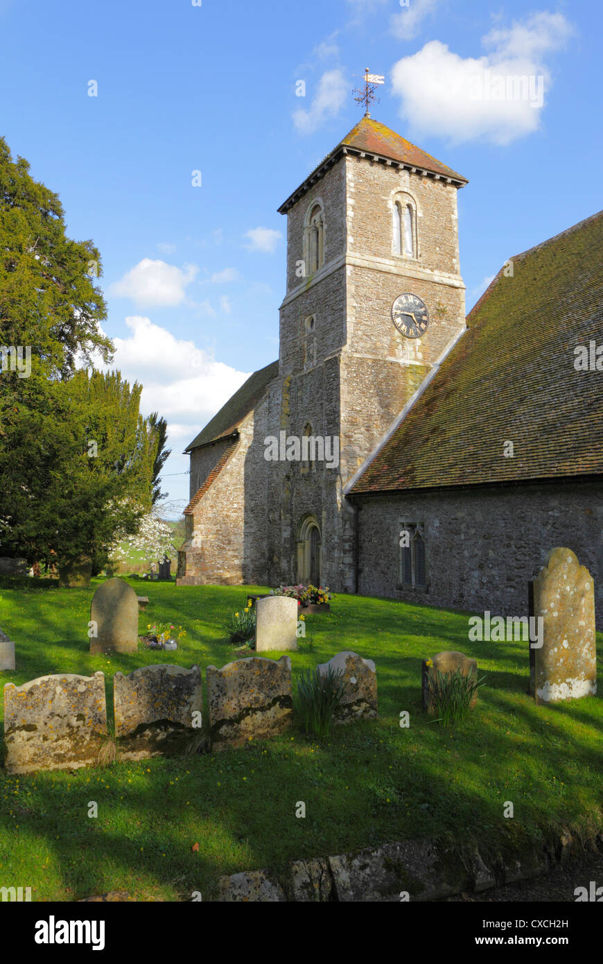 Icklesham All Saints Church East Sussex England UK GB Stock Photo - Alamy