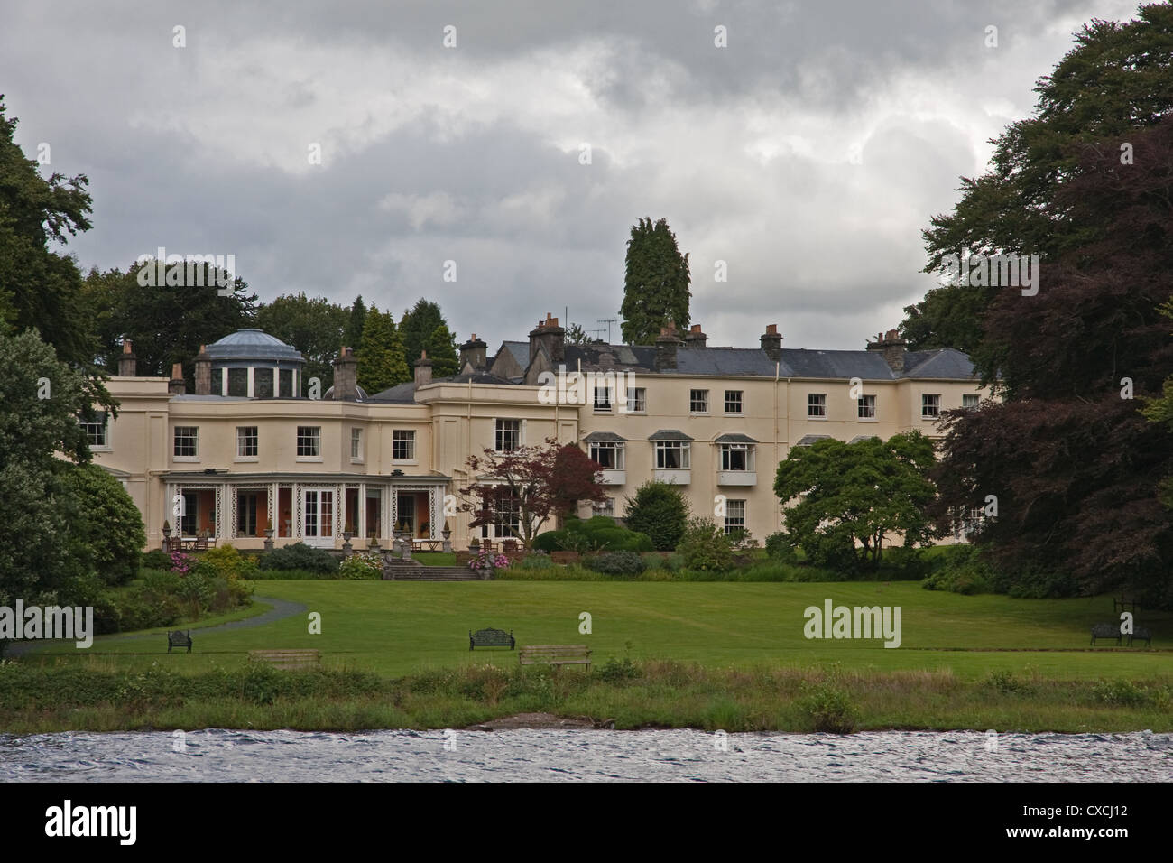 Storrs Hall Hotel, Bowness Stock Photo - Alamy