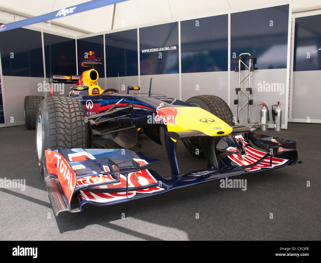 Red Bull F1 race car Goodwood Festival Of Speed England UK Stock Photo ...