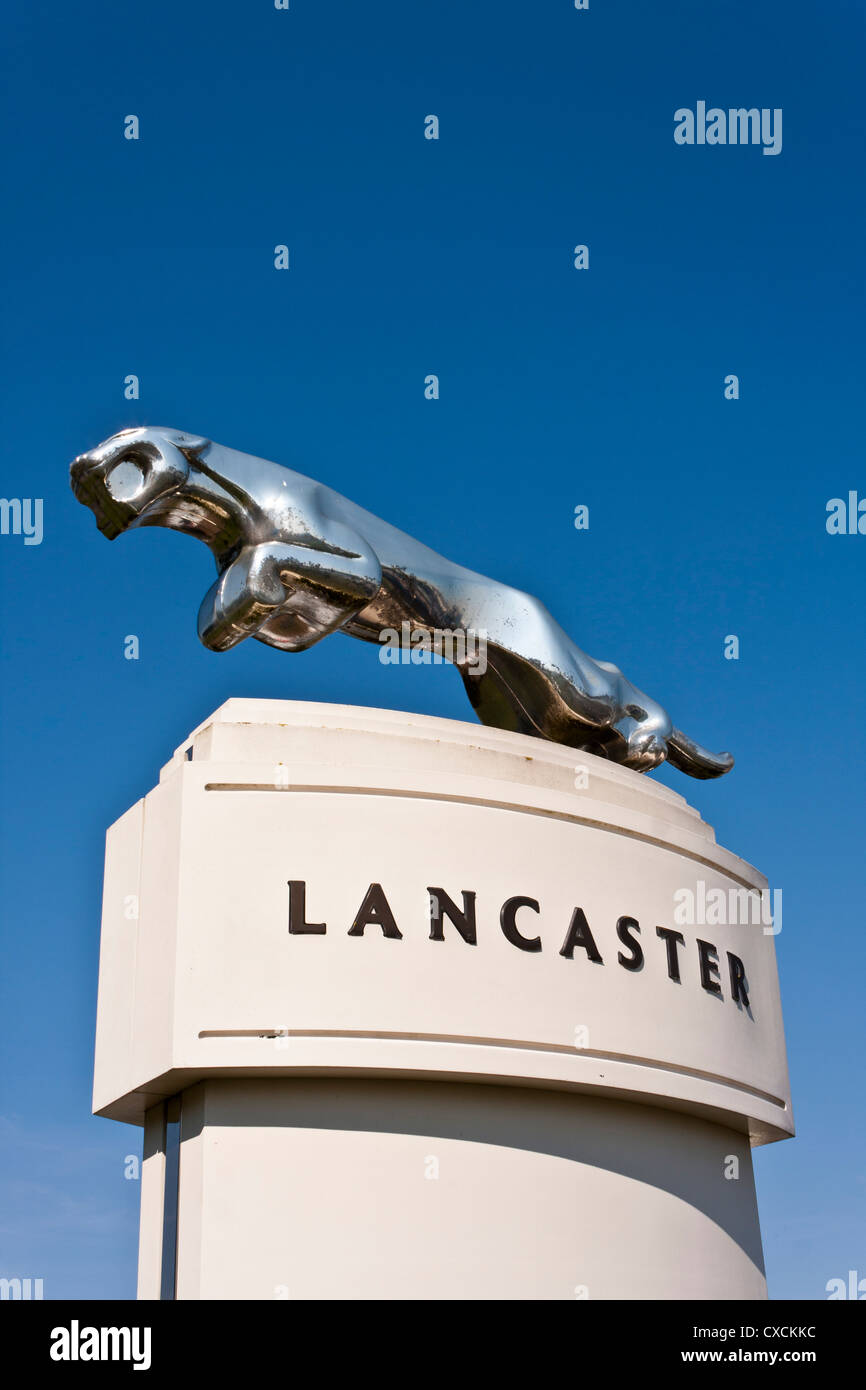 Iconic Leaping Jaguar Logo Sculpture High Resolution Stock Photography ...