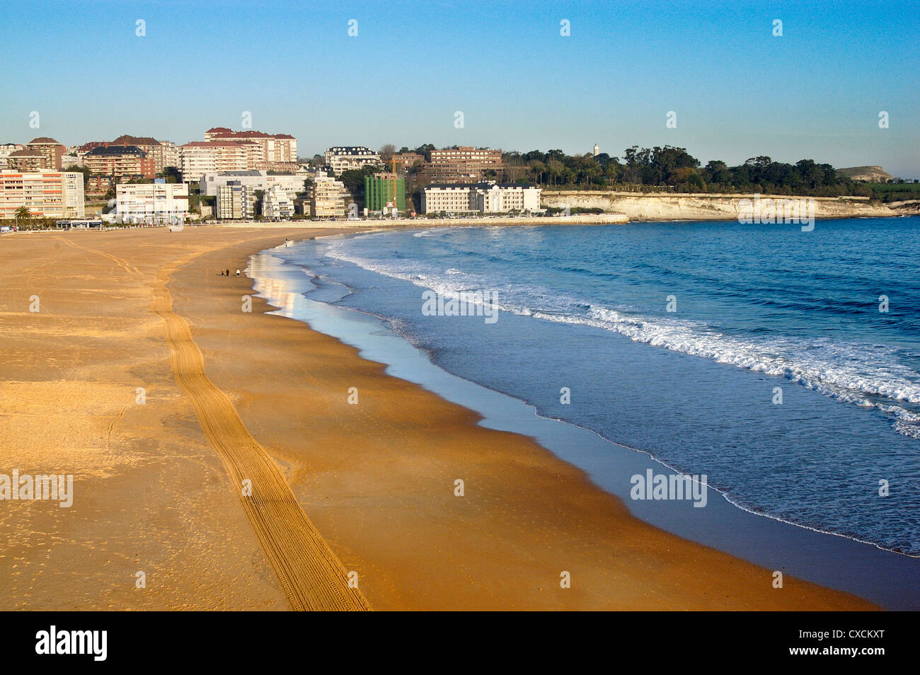 Sardinero Beach Santander Spain Stock Photo - Alamy