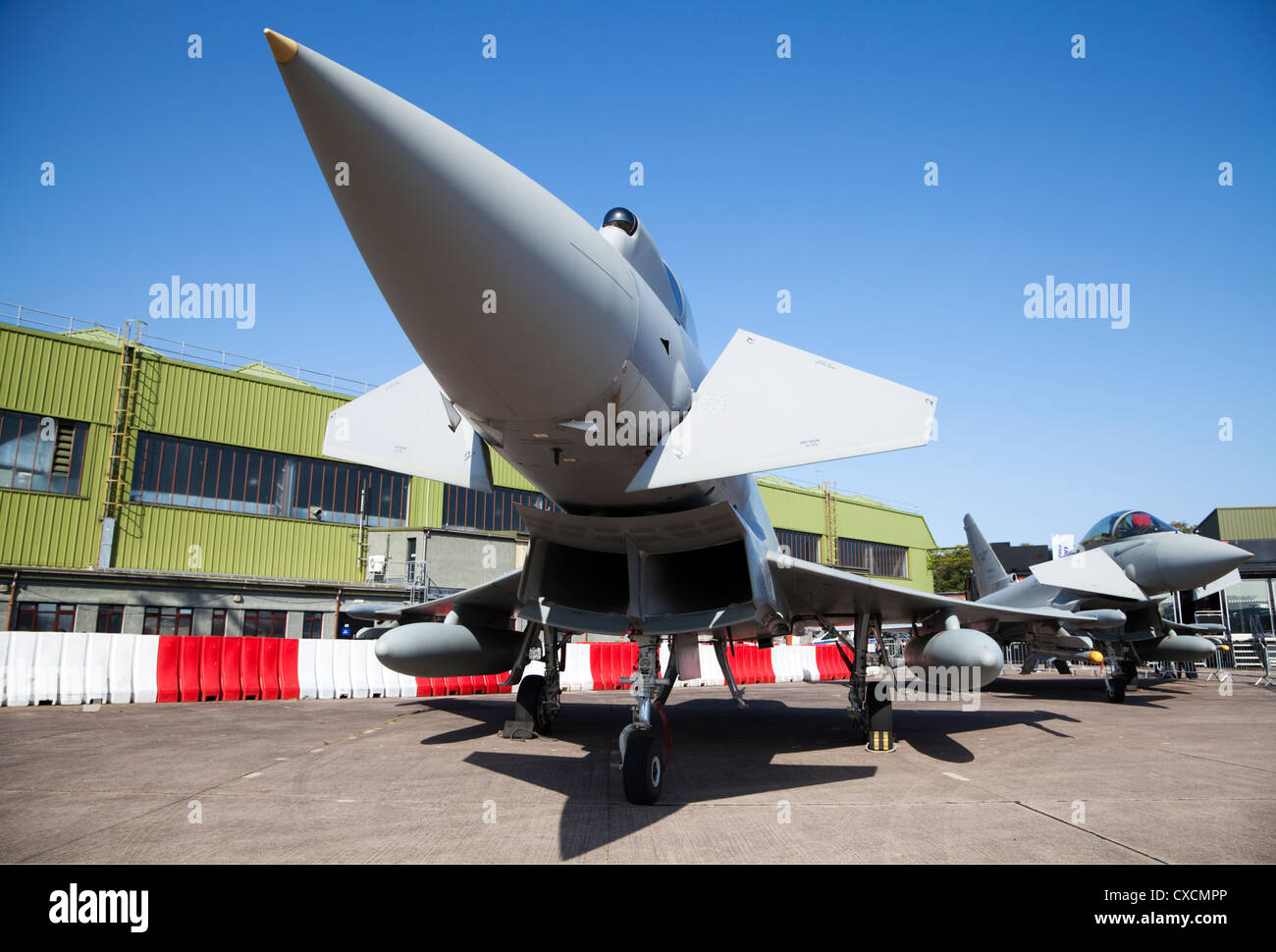 Eurofighter Typhoons on display at Leuchars Air Show, 2012 Stock Photo ...