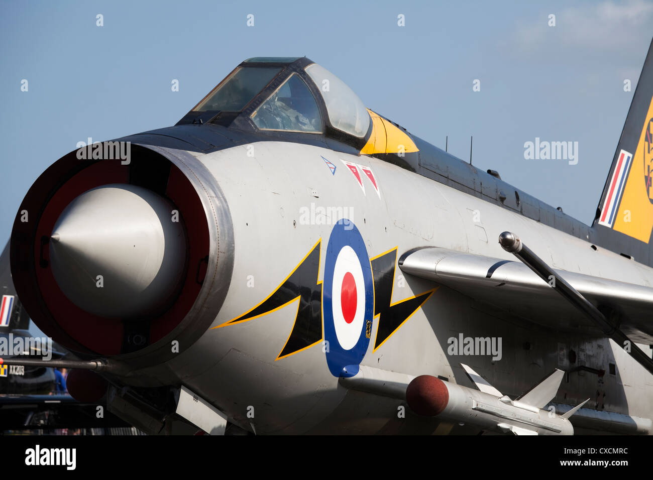 Lightning Jet Fighter at Leuchars Air Show, 2012 Stock Photo - Alamy