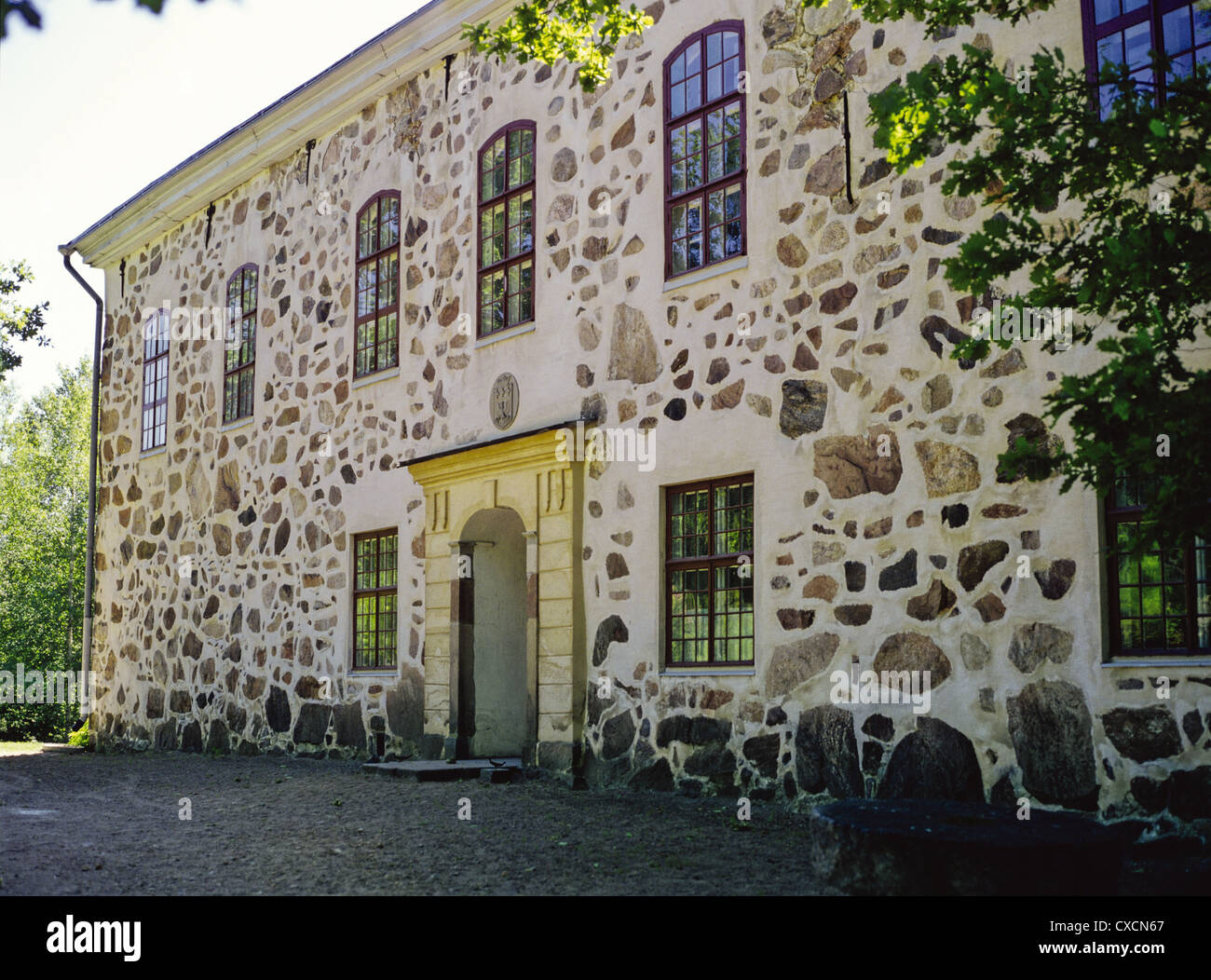 The 15th century Sjundby Manor House (Sjundbyn kartano) in Siuntio ...
