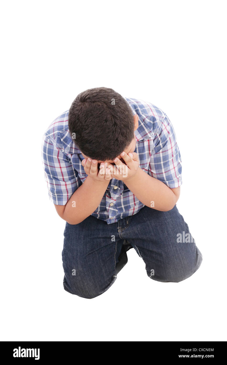 Teenager student with fear Stock Photo - Alamy