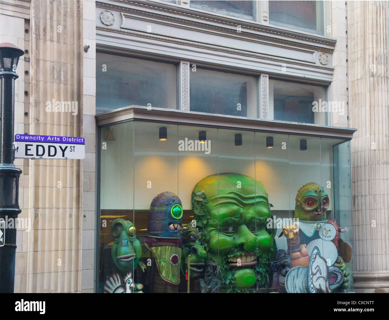 Artwork in windows hi-res stock photography and images - Alamy