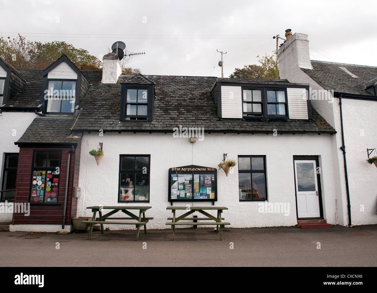 The famous Applecross Inn. Restaurant Situated in Applecross in Wester ...