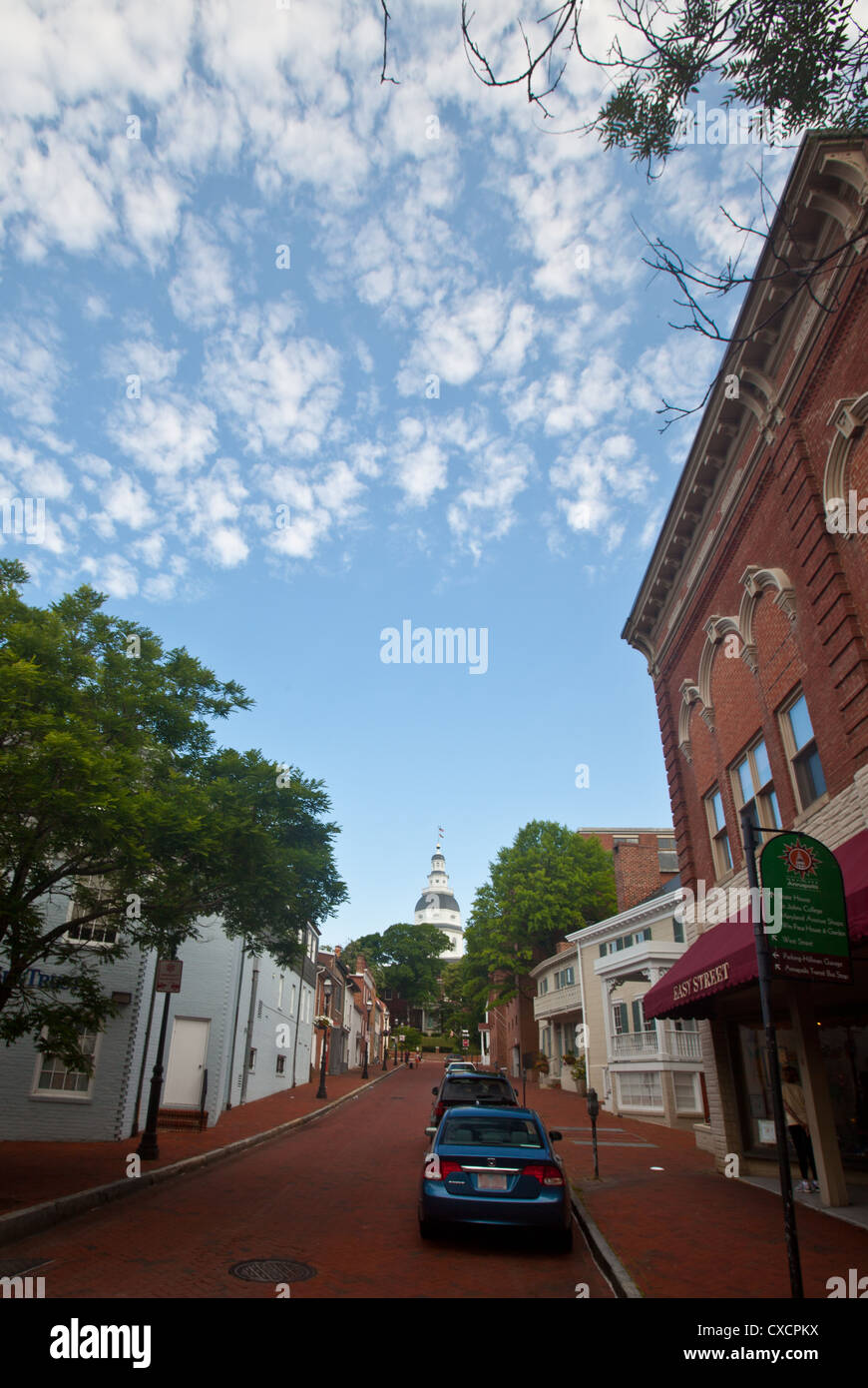 The streets of Annapolis, Maryland Stock Photo - Alamy