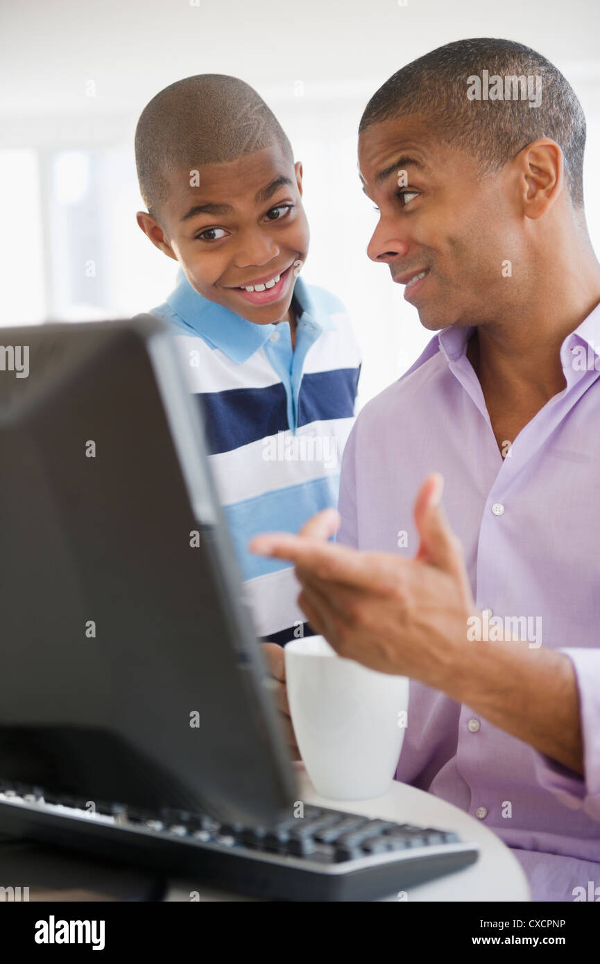 Two men pointing one man hi-res stock photography and images - Alamy