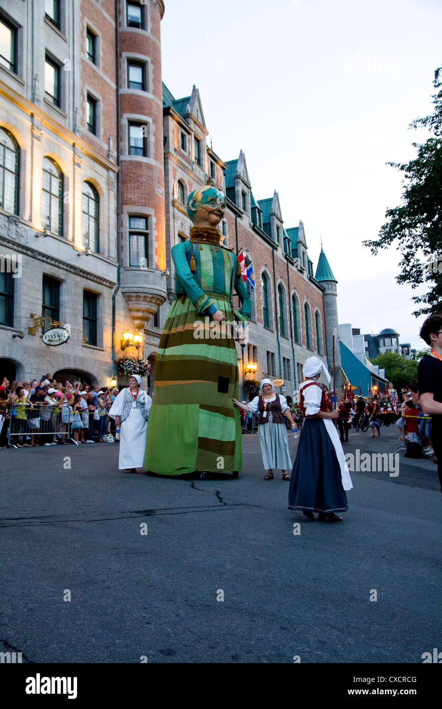 New France Festival parade, Quebec City, Canada Stock Photo - Alamy