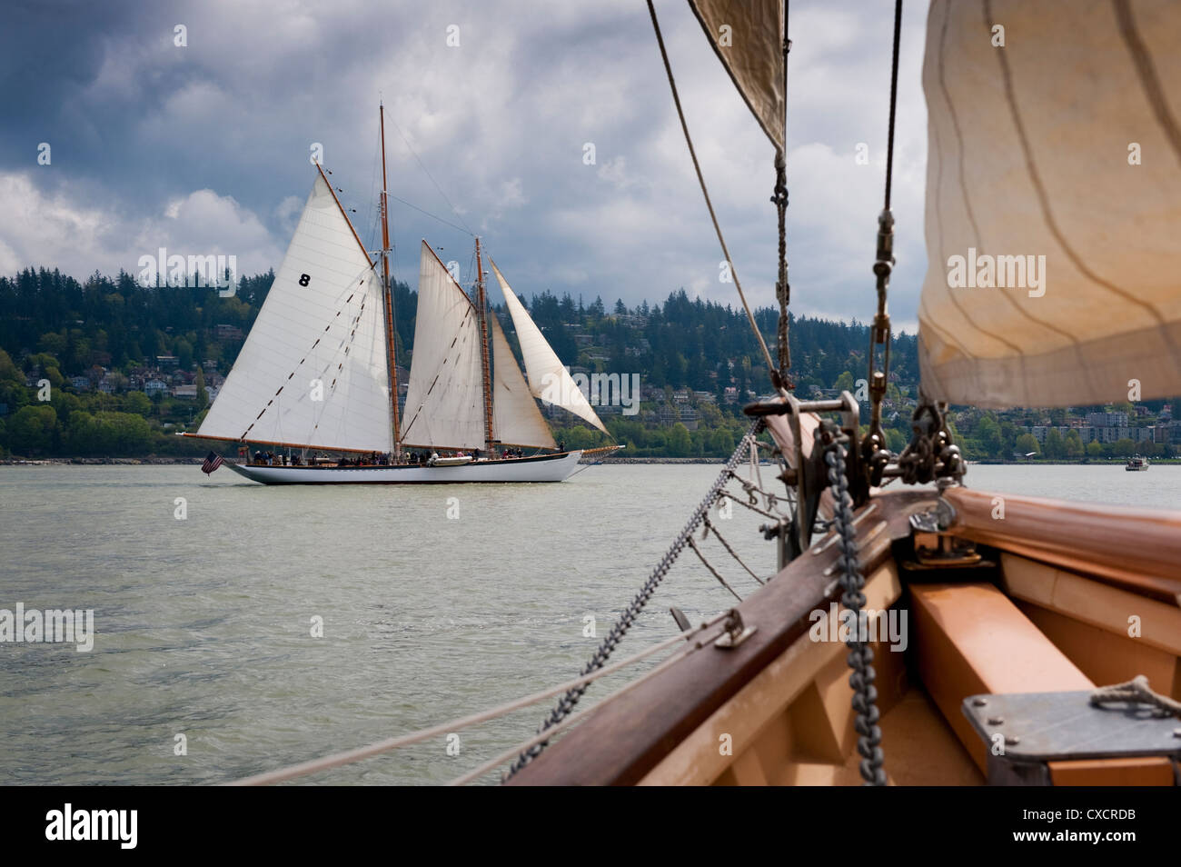 Old schooner bow hi-res stock photography and images - Alamy