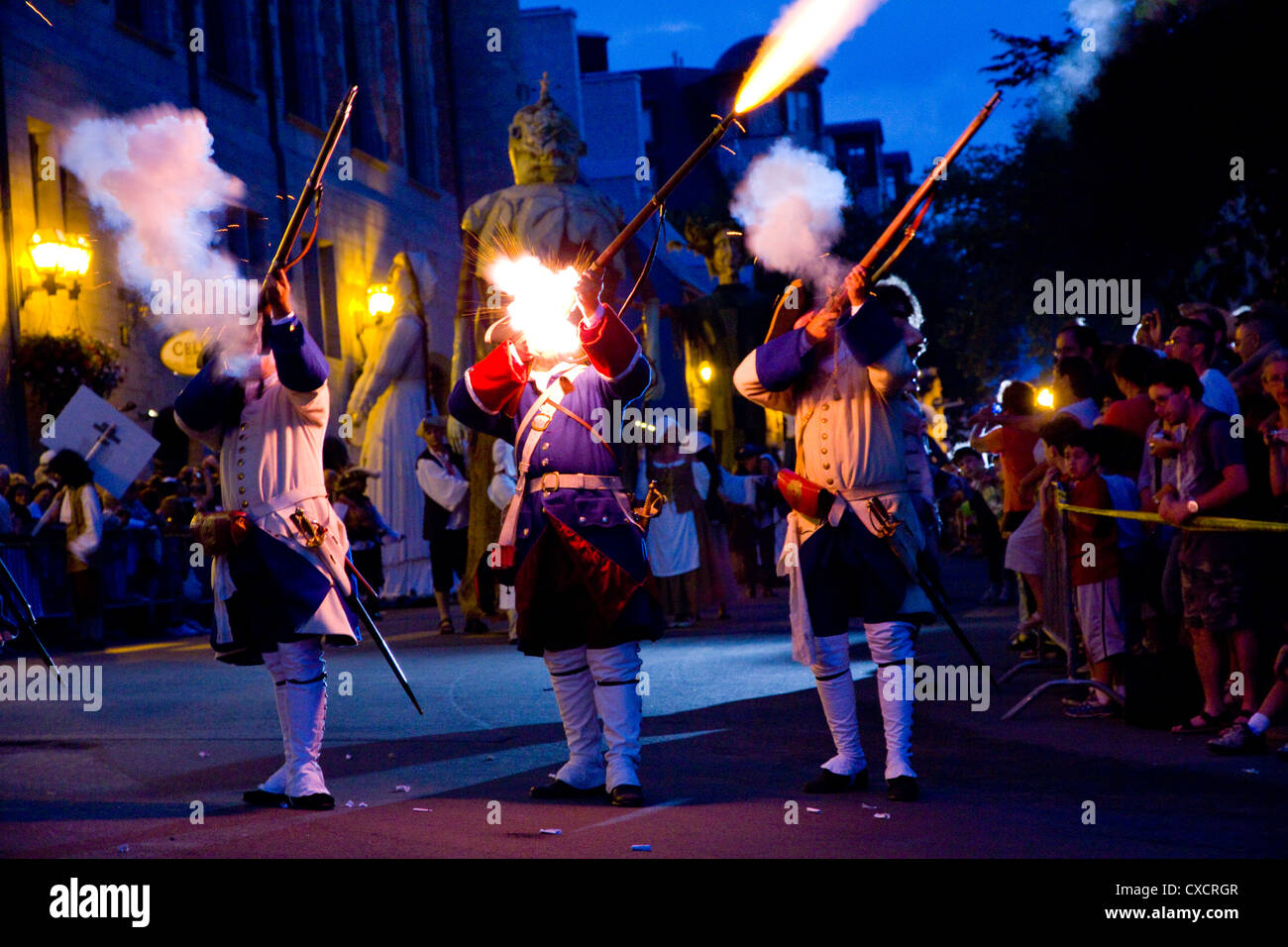 New France Festival parade, Quebec City, Canada Stock Photo - Alamy