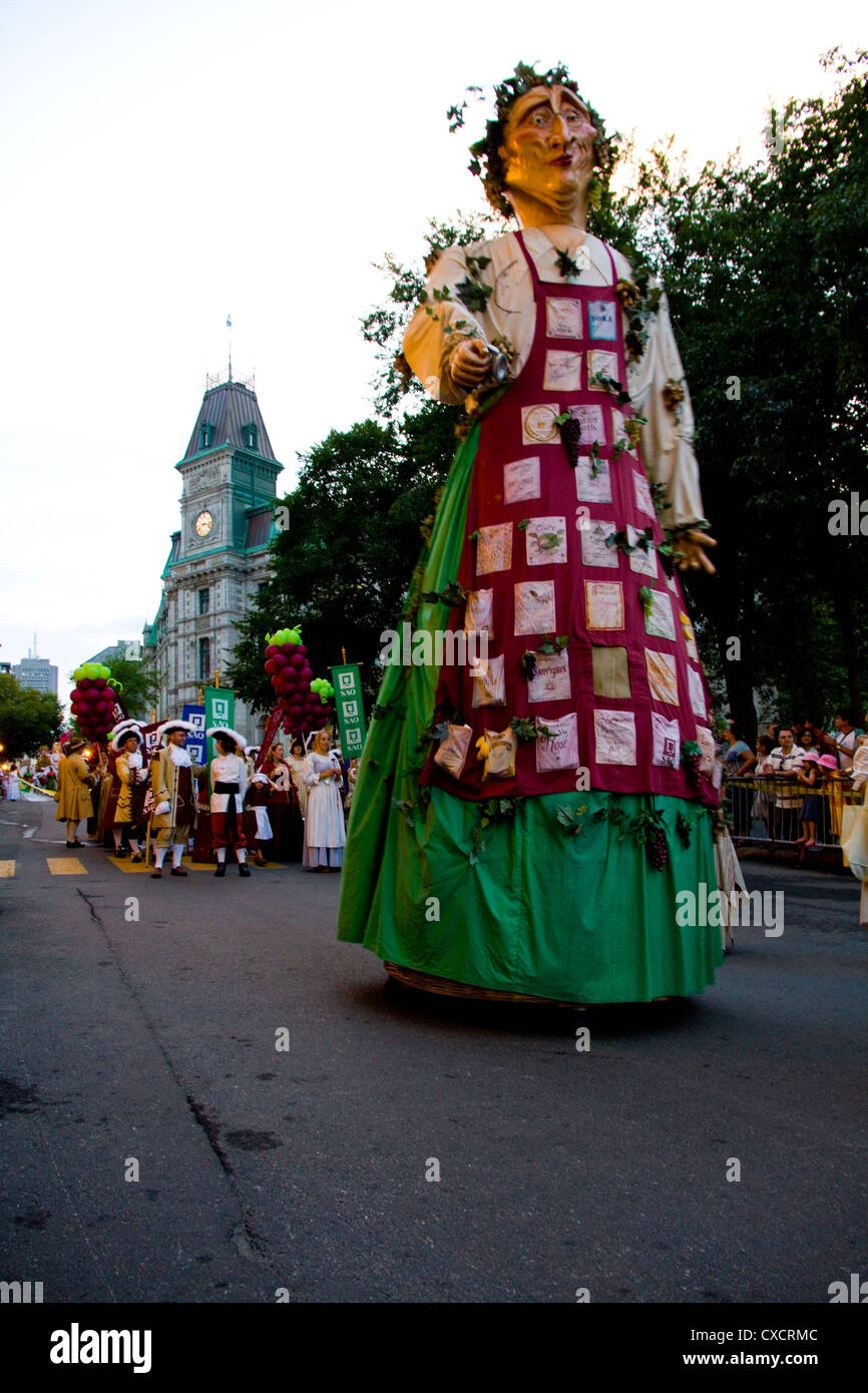 New France Festival parade, Quebec City, Canada Stock Photo - Alamy