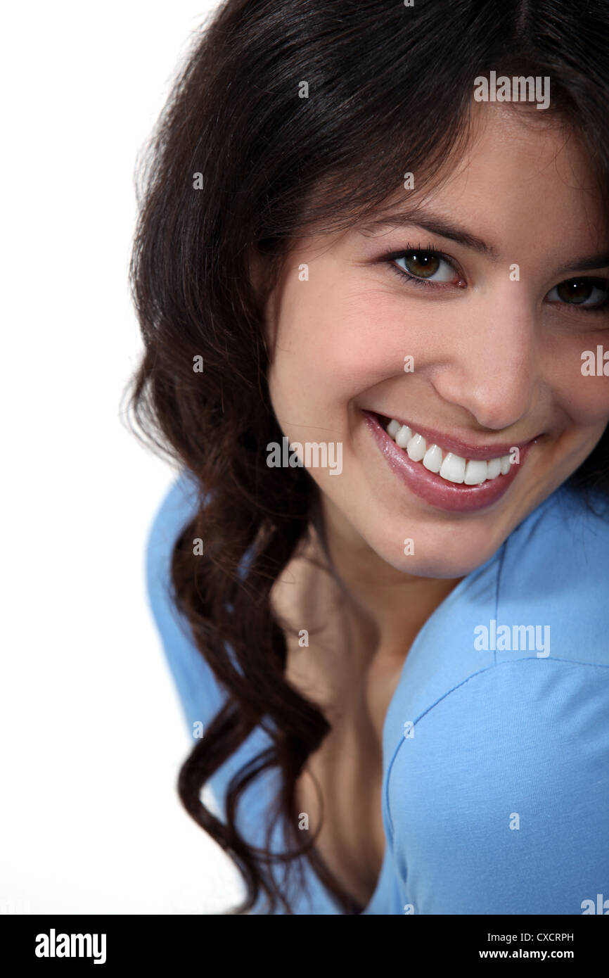 Wide grinning mouth hi-res stock photography and images - Alamy