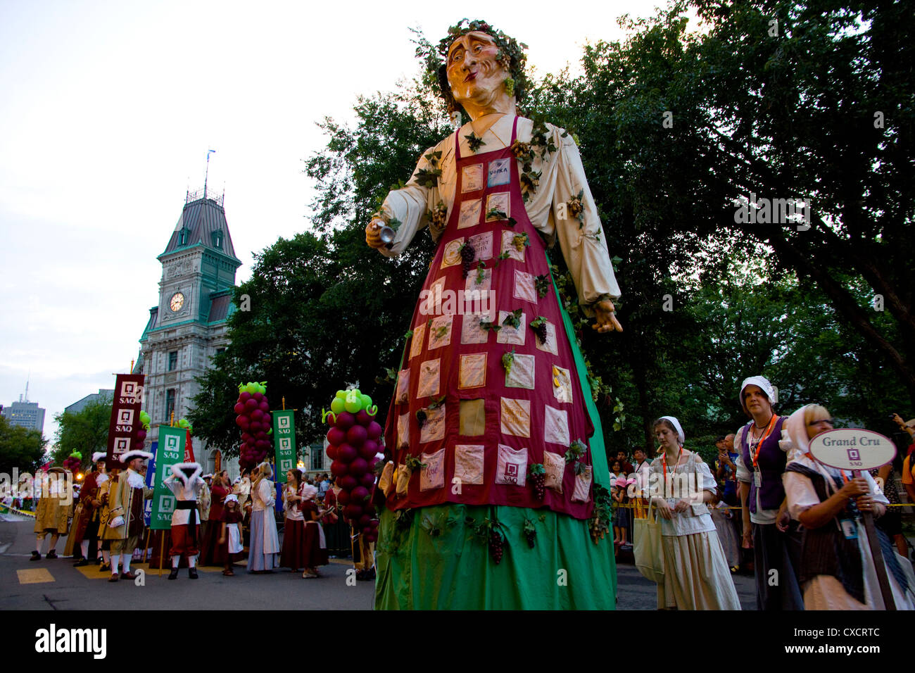 New france festival parade quebec hi-res stock photography and images ...