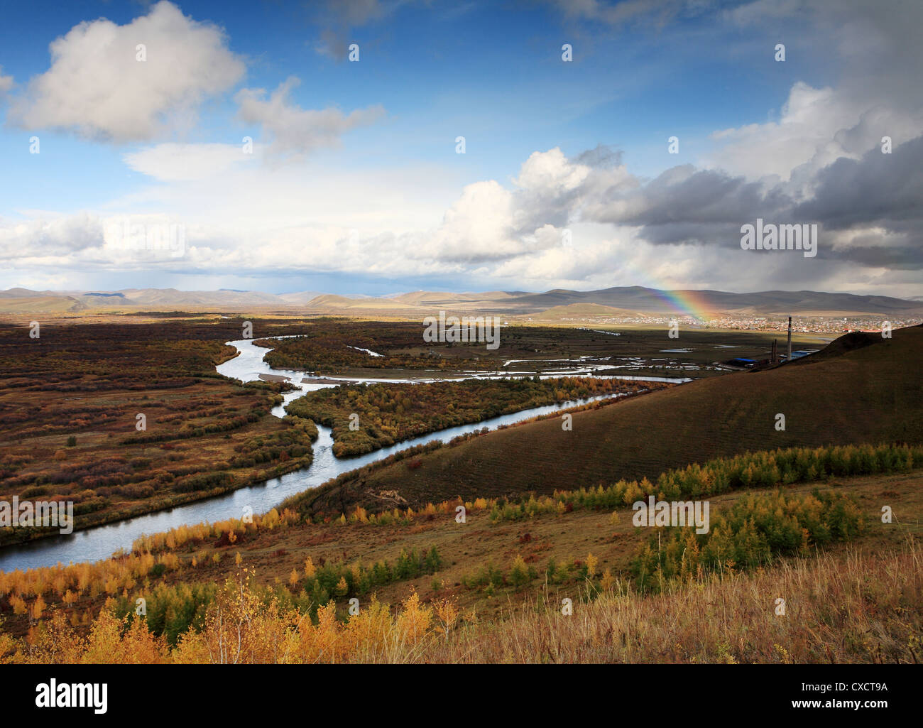 Rainbow river scene hi-res stock photography and images - Alamy
