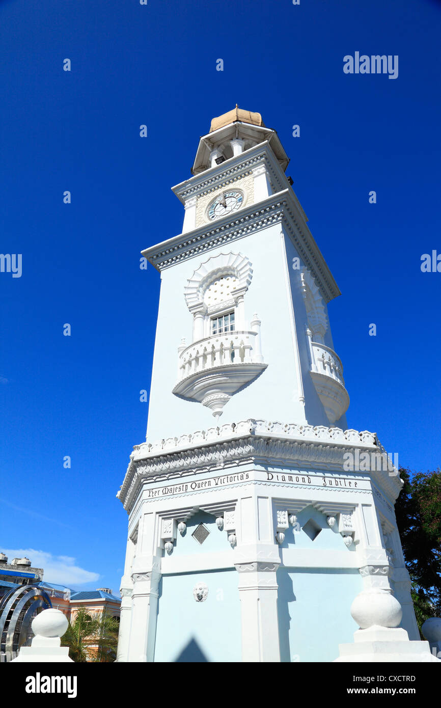 Queen Victoria Memorial Clock Tower, Penang, Malaysia Stock Photo - Alamy