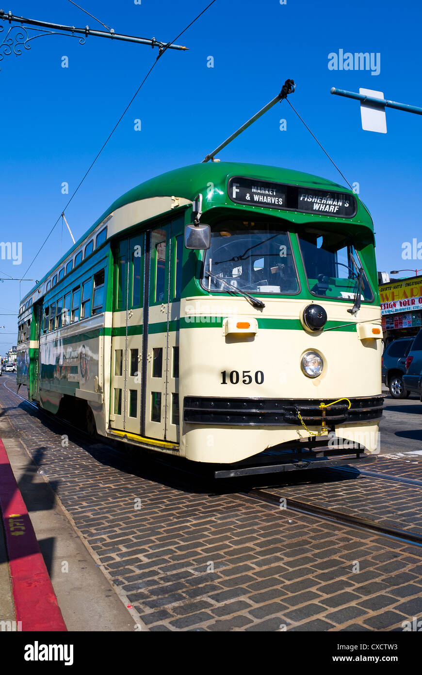 Tram in San Francisco, California, USA Stock Photo - Alamy