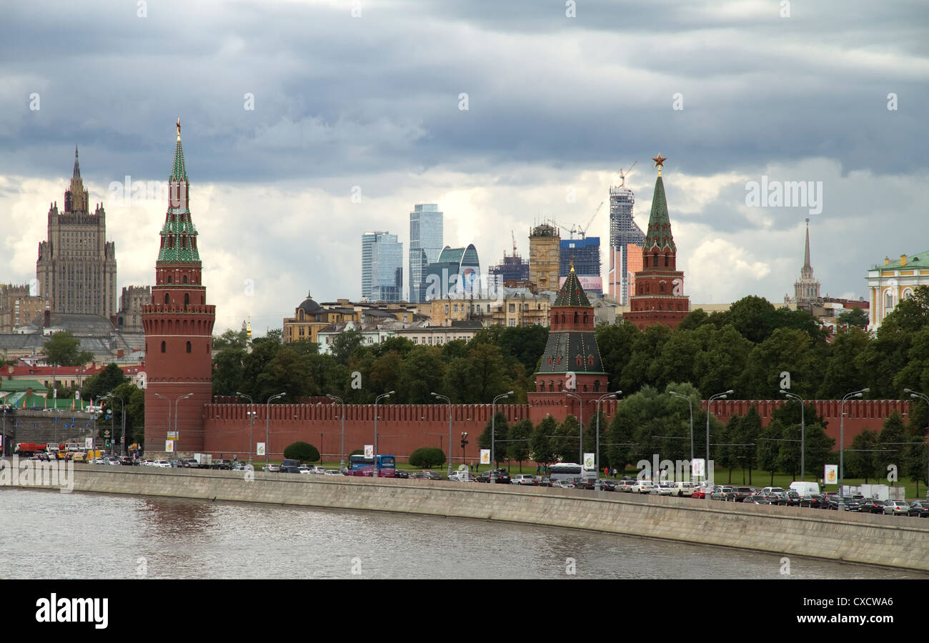 Moscow, Russia, view of the city center Stock Photo - Alamy