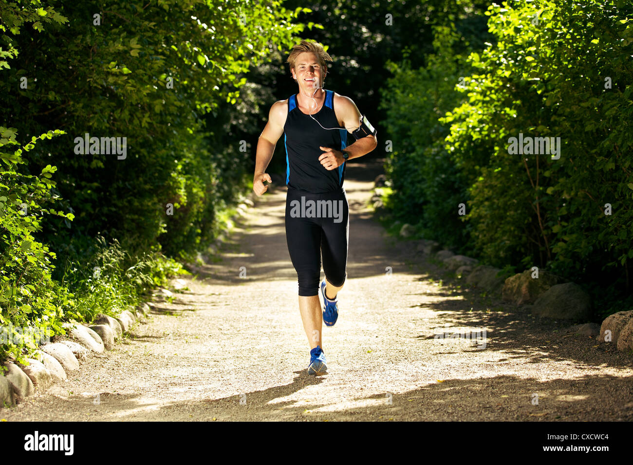 Sweaty man running hi-res stock photography and images - Alamy