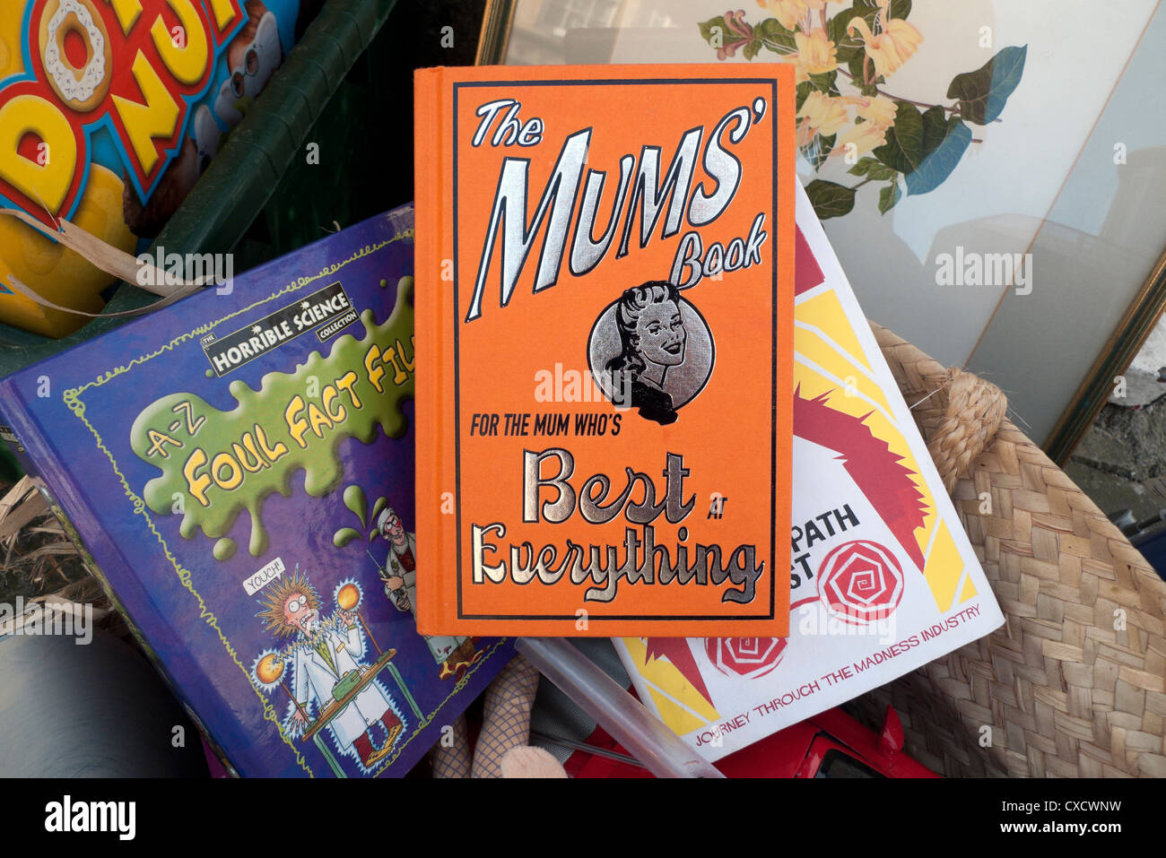 The Mums' Book published 2007 with a retro style orange cover in a ...