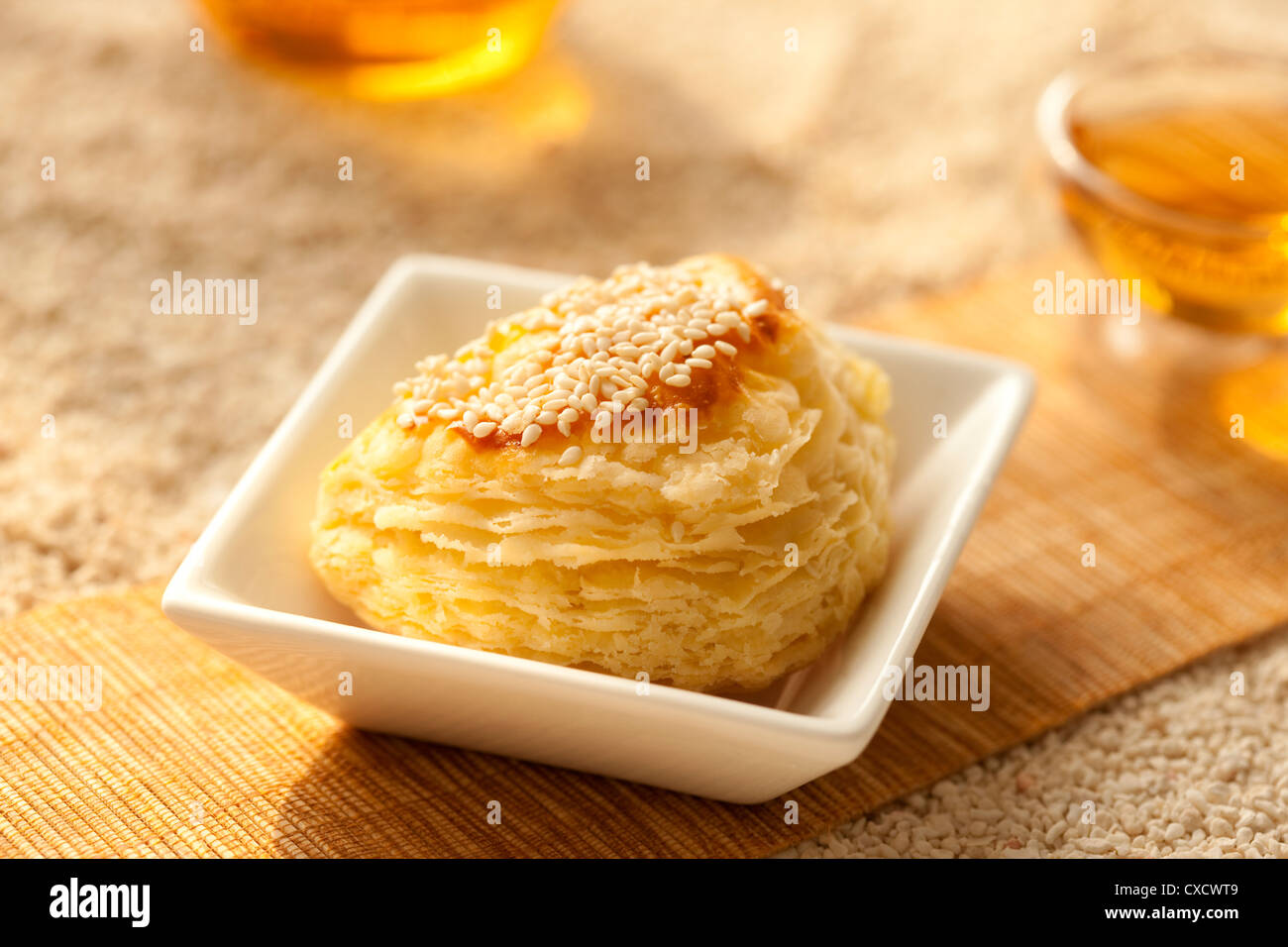 Chinese traditional food,crispy durian cake Stock Photo - Alamy