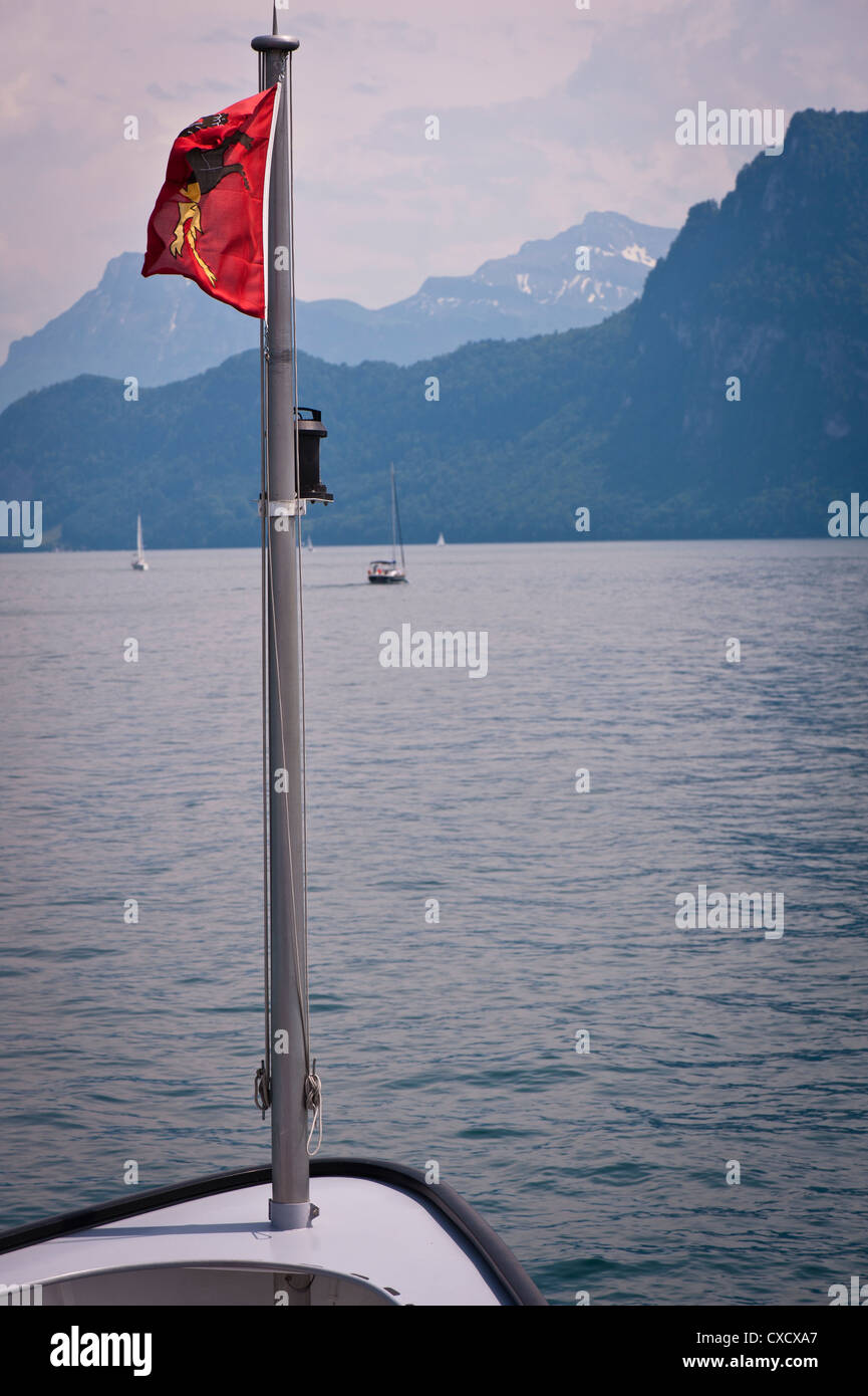 Red lake flag hi-res stock photography and images - Alamy