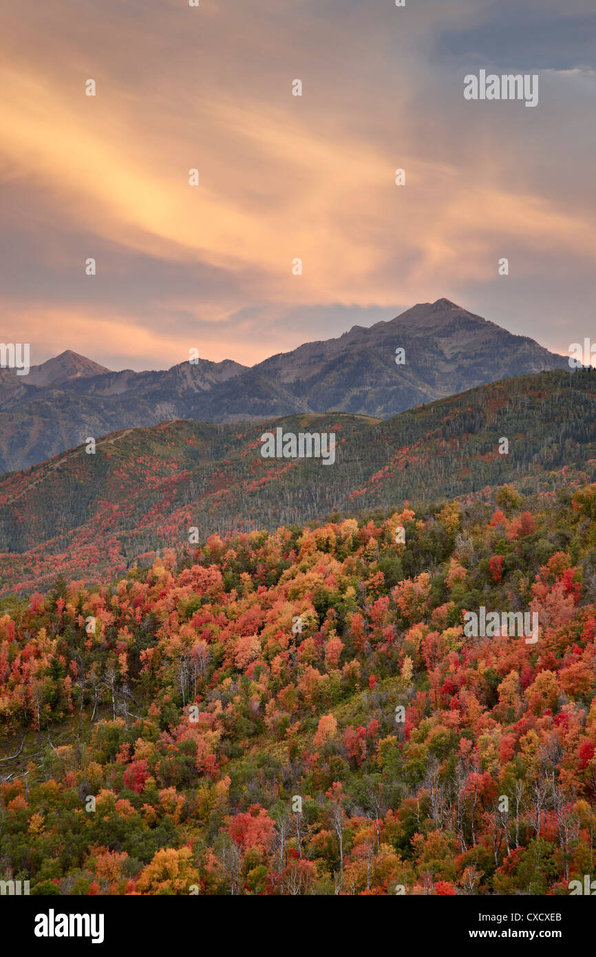Wasatch mountains sunset utah hi-res stock photography and images - Alamy