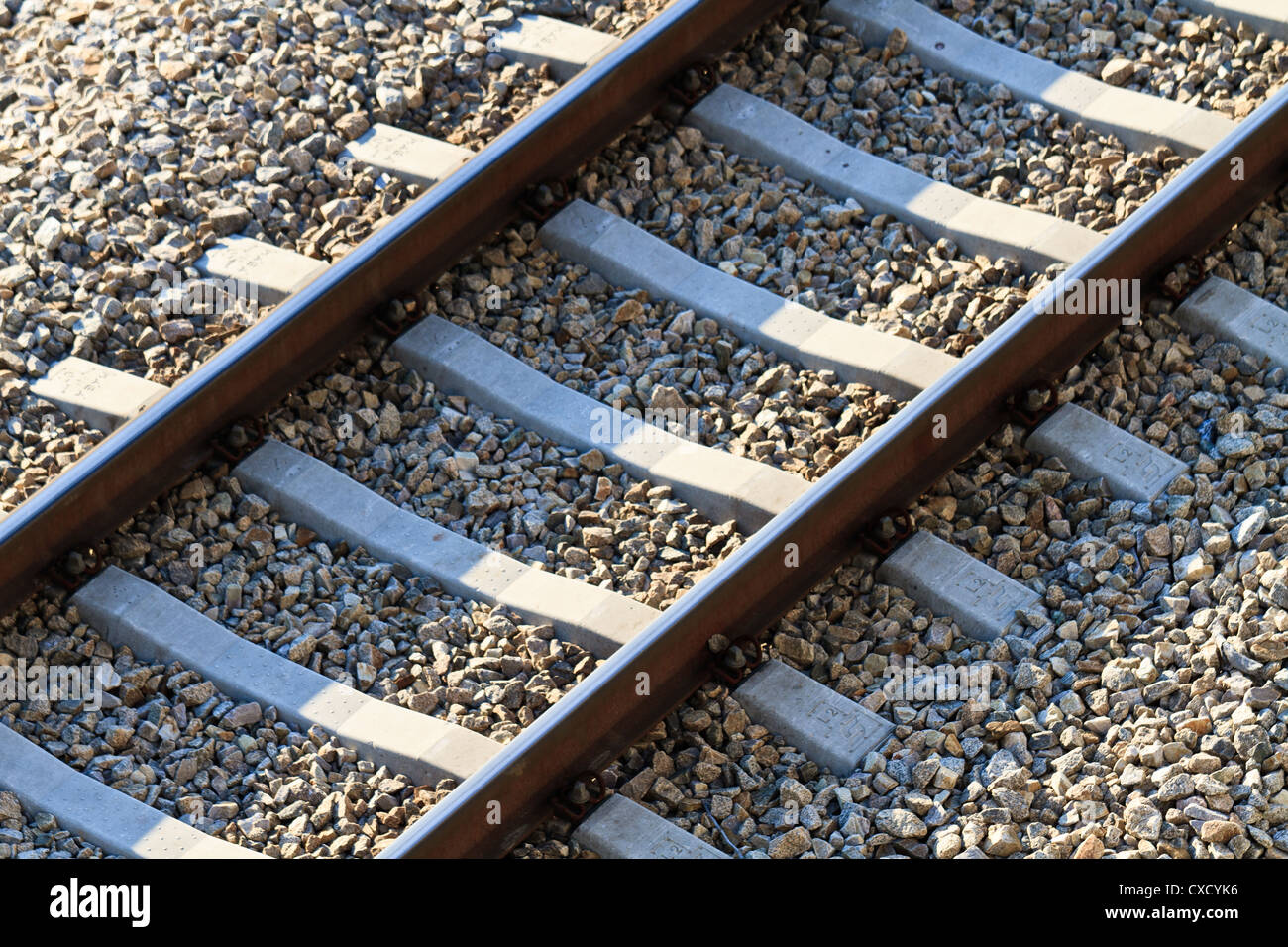 Perspective view train track hi-res stock photography and images - Alamy