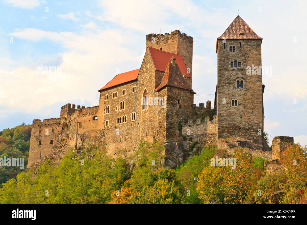 Hardegg Castle, National Park Thaya Valley, Lower Austria Stock Photo ...