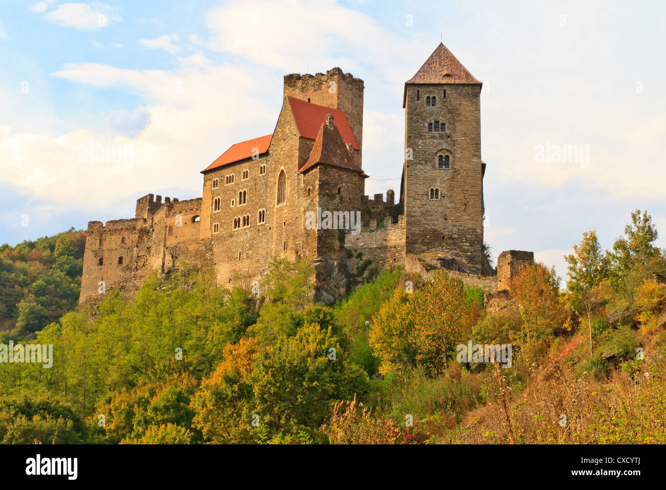 Hardegg Castle, National Park Thaya Valley, Lower Austria Stock Photo ...