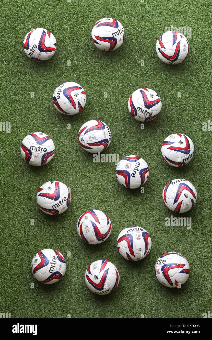 Footballs / Soccer Balls Stock Photo - Alamy