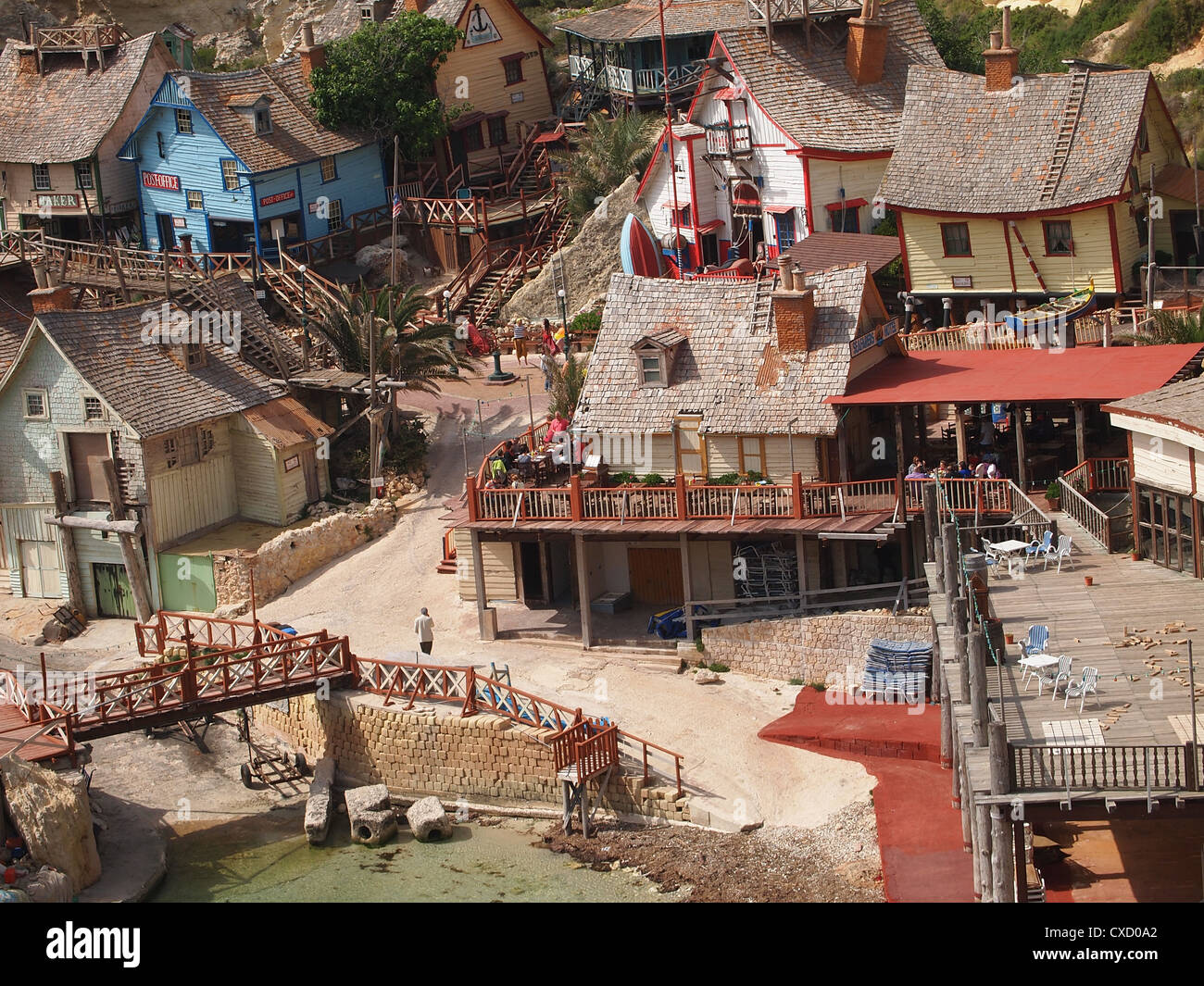 Visiting Popeye village Stock Photo - Alamy