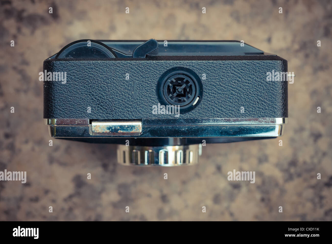 The beautiful design of an old vintage camera with analogic film Stock ...