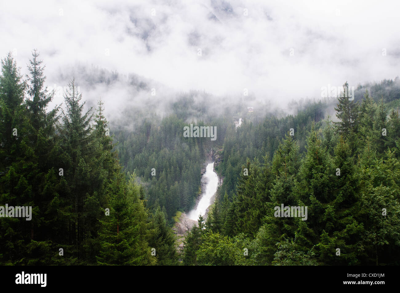 Krimml Waterfalls, the High Tauern National Park, Salzburgerland ...