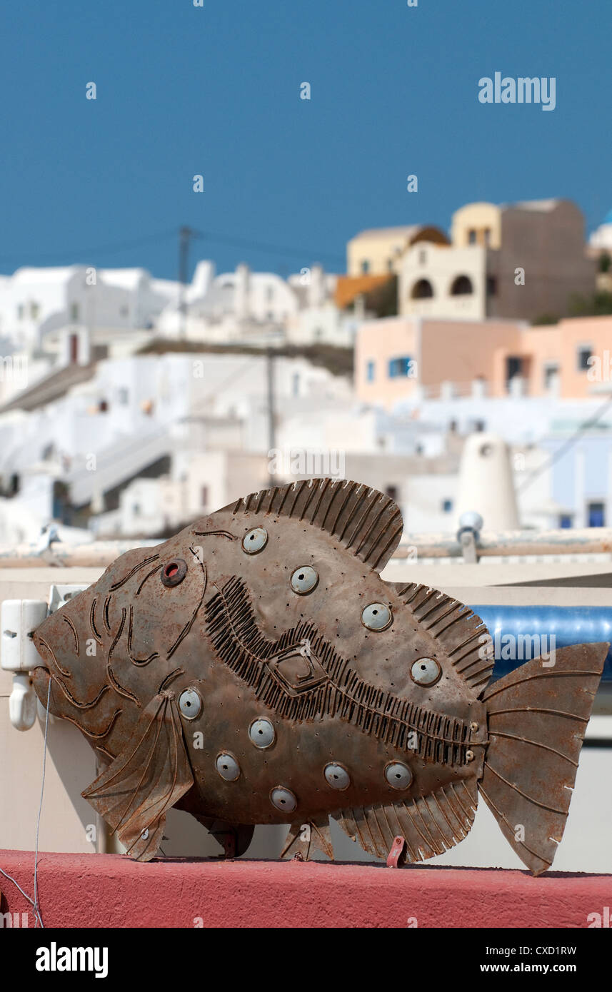 Santorini sign hi-res stock photography and images - Alamy