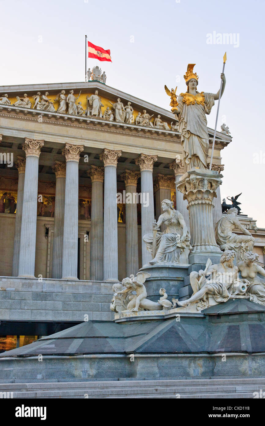 Austrian Parliament in Vienna Stock Photo - Alamy
