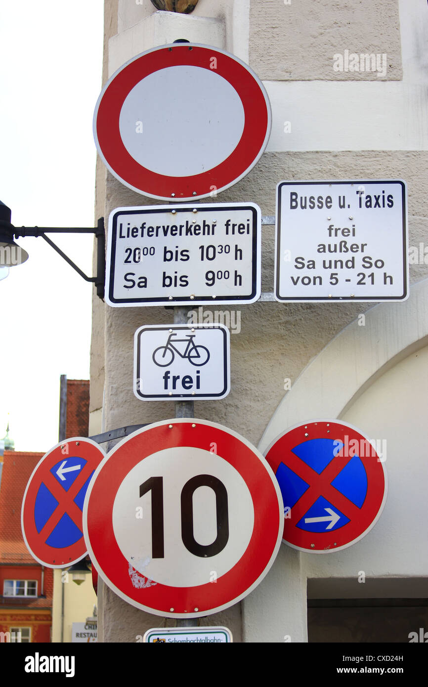 German speed limit traffic sign hi-res stock photography and images - Alamy